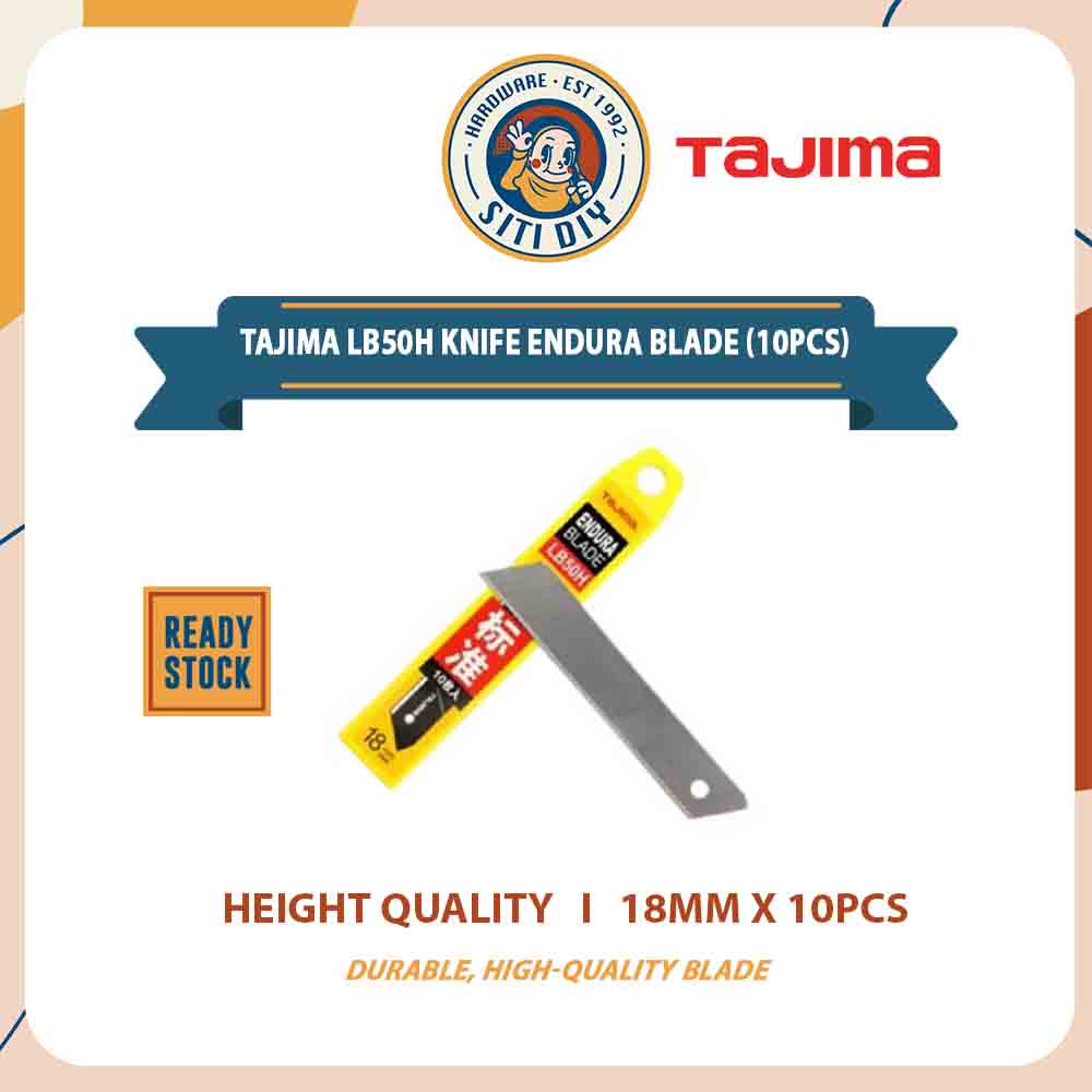 [SitiDIY] TAJIMA LB50H Knife Endura Blade (10pcs) | Pisau Endura Blade (10pcs) | Shopee Malaysia