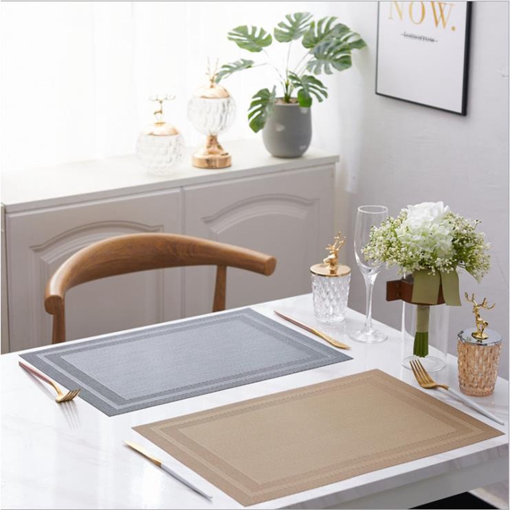 Dining Table Placemat Waterproof Stainproof Washable Heat Insulation ...
