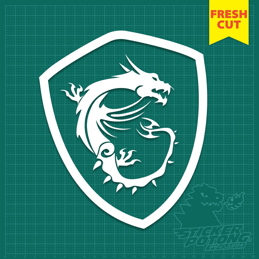 MSI DRAGON (STICKER POTONG) | Shopee Malaysia