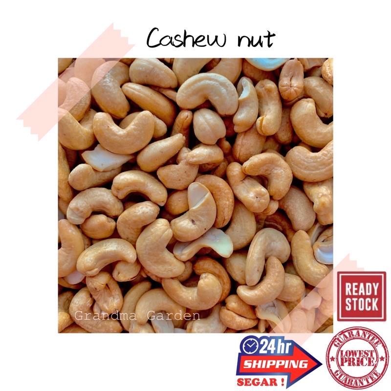 (GG snacks )Cashew nuts / kacang gajus 500g | 1kg ready stock ready to ...