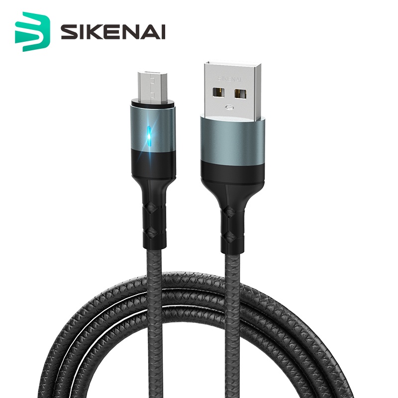 SIKENAI CX-8 5A 1.2m Auto Disconnect Smart Charging USB Data Cable with ...