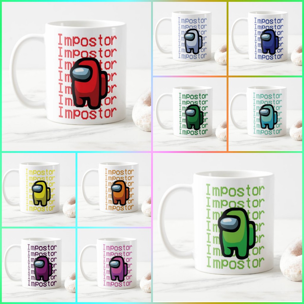Among Us Ceramic Mug - Impostor Design | Shopee Malaysia