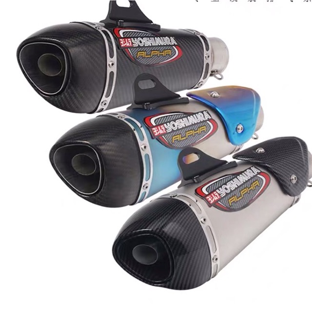 Yoshimura Alpha Universal Exhaust Muffler 51mm R15 V3, Z250 Zx600 R6 ...