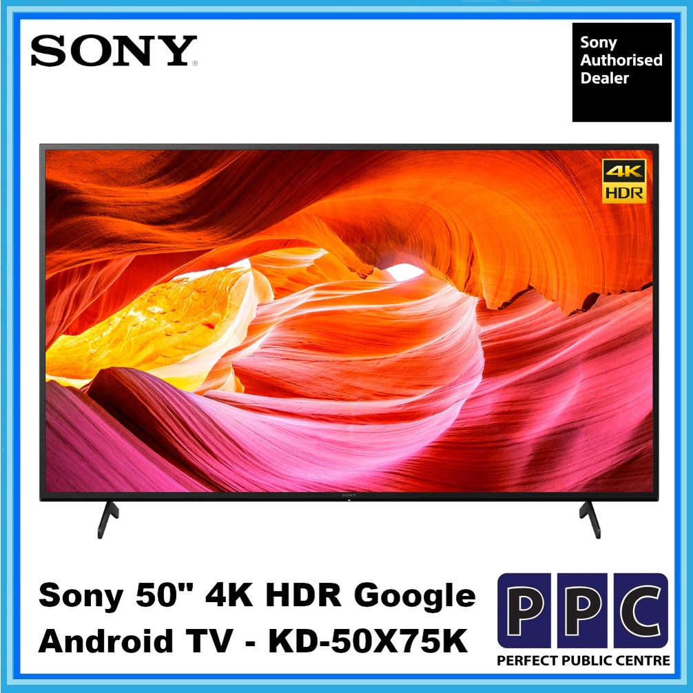 Sony 50 inch 4K HDR Google Android TV KD-50X75K 50X75K | Shopee Malaysia