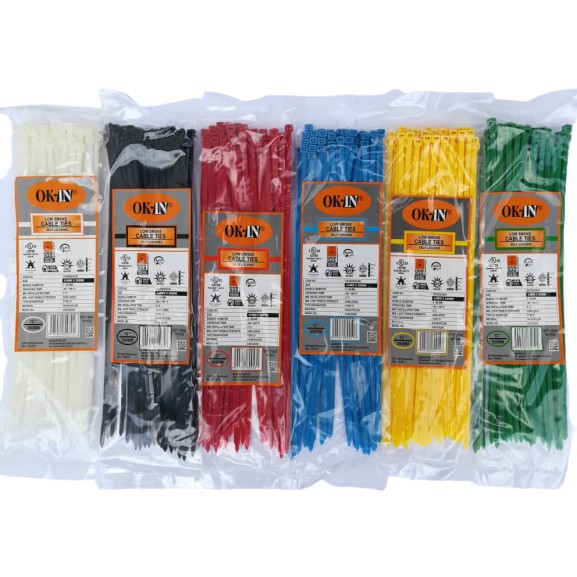 OK-IN Nylon Cable Tie 12" / 300MM X 4.8MM Cable Ties 12 Inch Pengikat ...