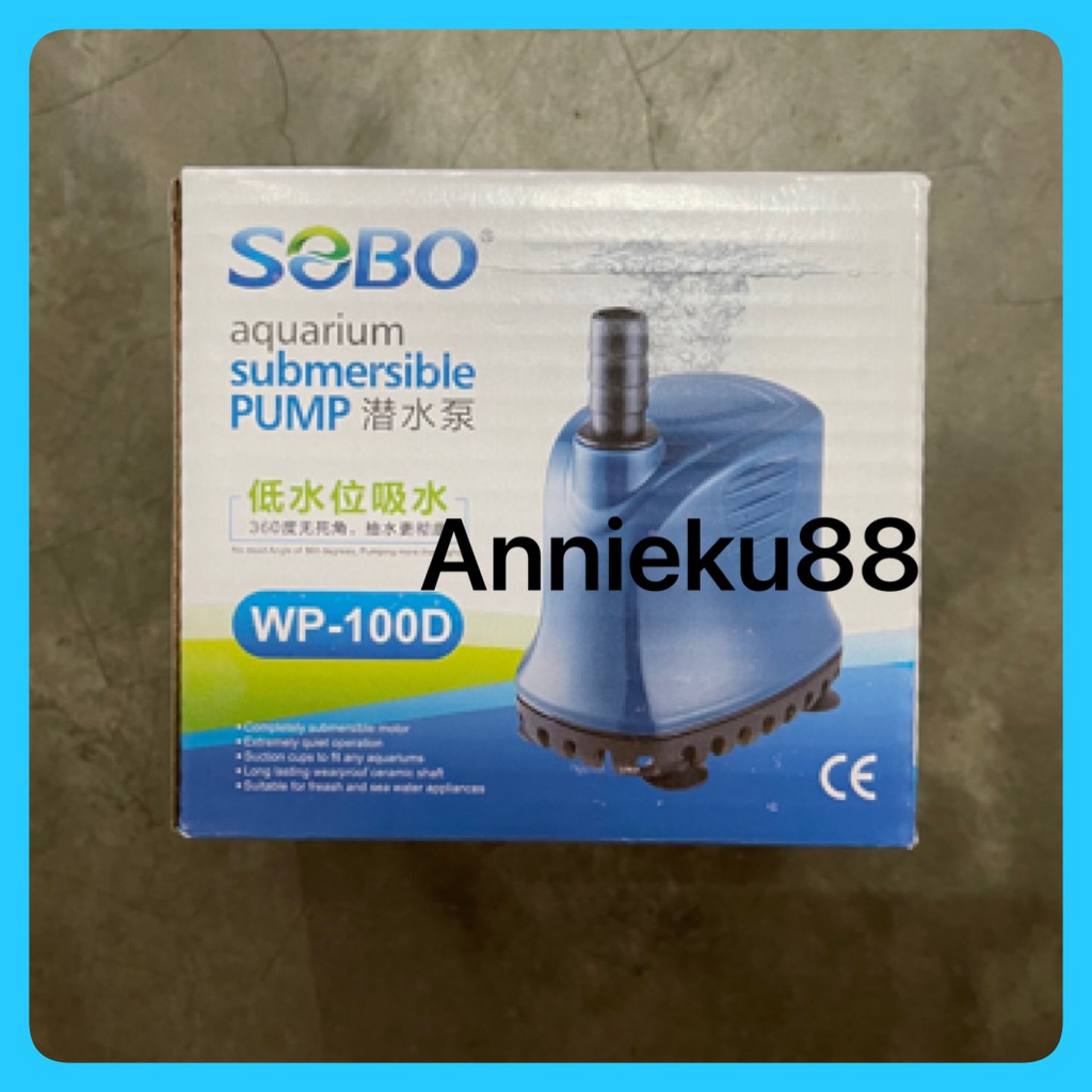 SOBO AQUARIUM SUBMERSIBLE PUMP - WP-100D | Shopee Malaysia