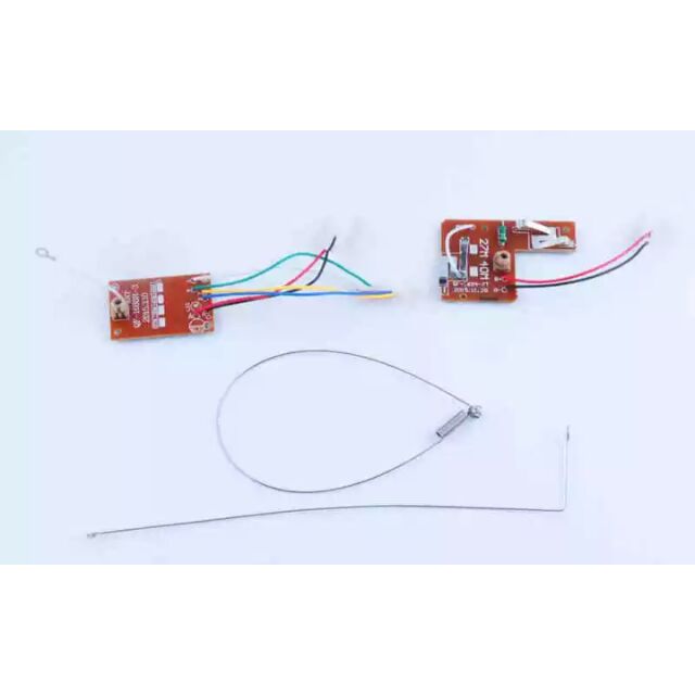 4CH 27MHZ Remote Transmitter & Receiver Board with Antenna for DIY RC ...