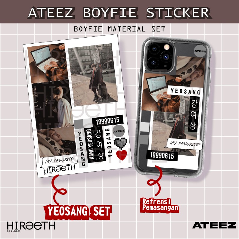 Ateez Sticker Sticker Aesthetic Material ATEEZ KPOP wooyoung yunho ...