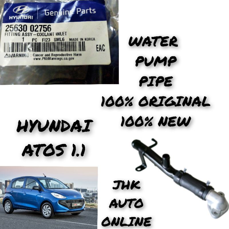 HYUNDAI ATOS 1.0 1.1 WATER PUMP PIPE 25630-02756 | Shopee Malaysia