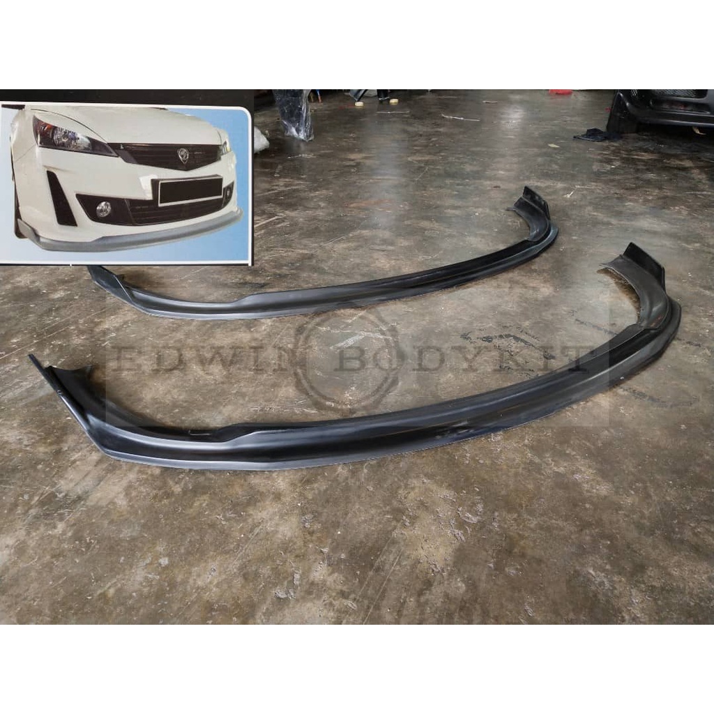 Exora Bold Front Lip Pu Bodykit Depan Skirt Vlip V-lip Diffuser Pu ...