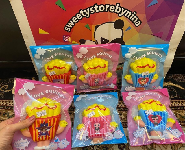 NEW SQUISHY: Lol Fries squishy | Shopee Malaysia