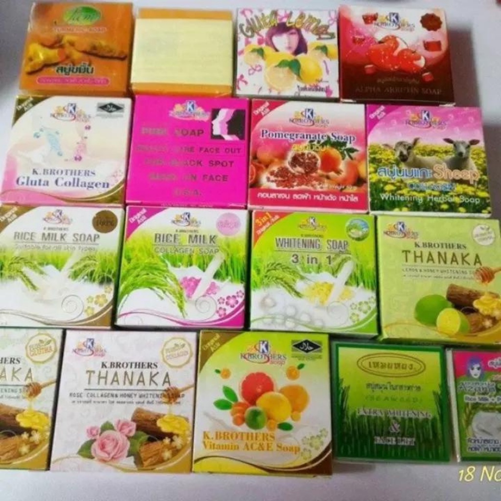 BORONG 1PCS SABUN SUSU BERAS K BROTHERS RICE MILK COLLAGEN SOAP ...