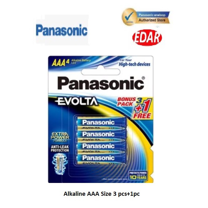 Panasonic LR03EG/4B1F Evolta 4 x AAA Alkaline Battery | Shopee Malaysia