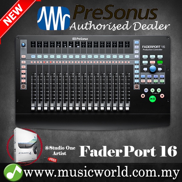 PreSonus Faderport 16 Production USB Midi Controller 16 Touch-sensitive ...