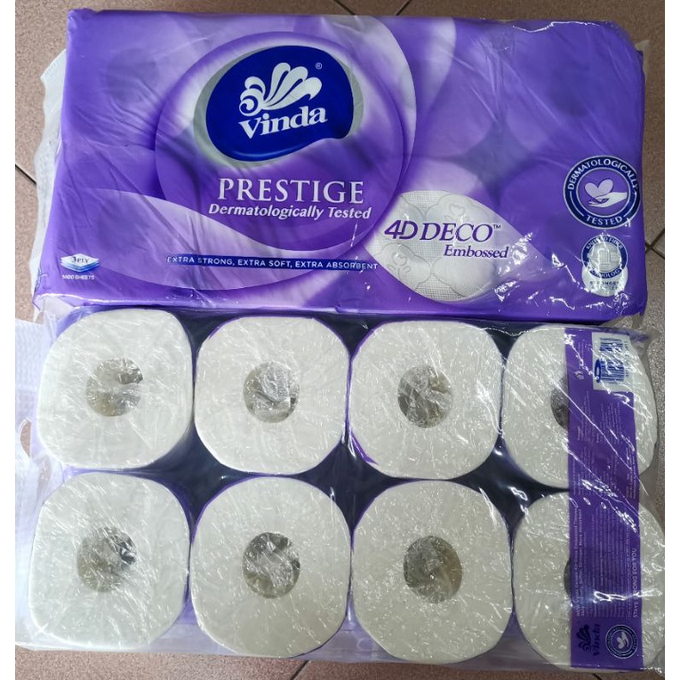 Vinda toilet roll 4D Deco (8Roll) | Shopee Malaysia