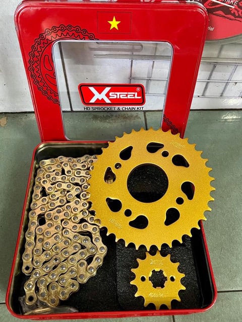 Gold NSD X1R set for Winner-Exciter-Sonic-Raider FI-Satria | Shopee Malaysia