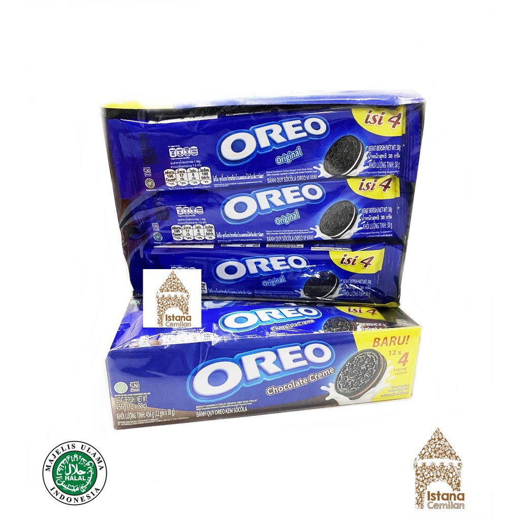 OREO LUP Vanilla Chocolate/ Blueberry/ Strawberry/ (12 packs) | Shopee ...