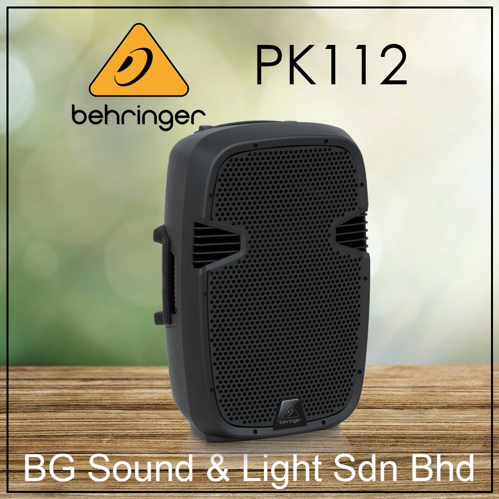 BEHRINGER PK112 Passive 600-Watt 12" PA Speaker System ( PK-112 ...