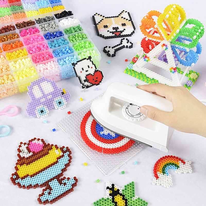 Fuse Beads Kit 5.5MM Craft Perler Beads Set Creative Educational DIY ...