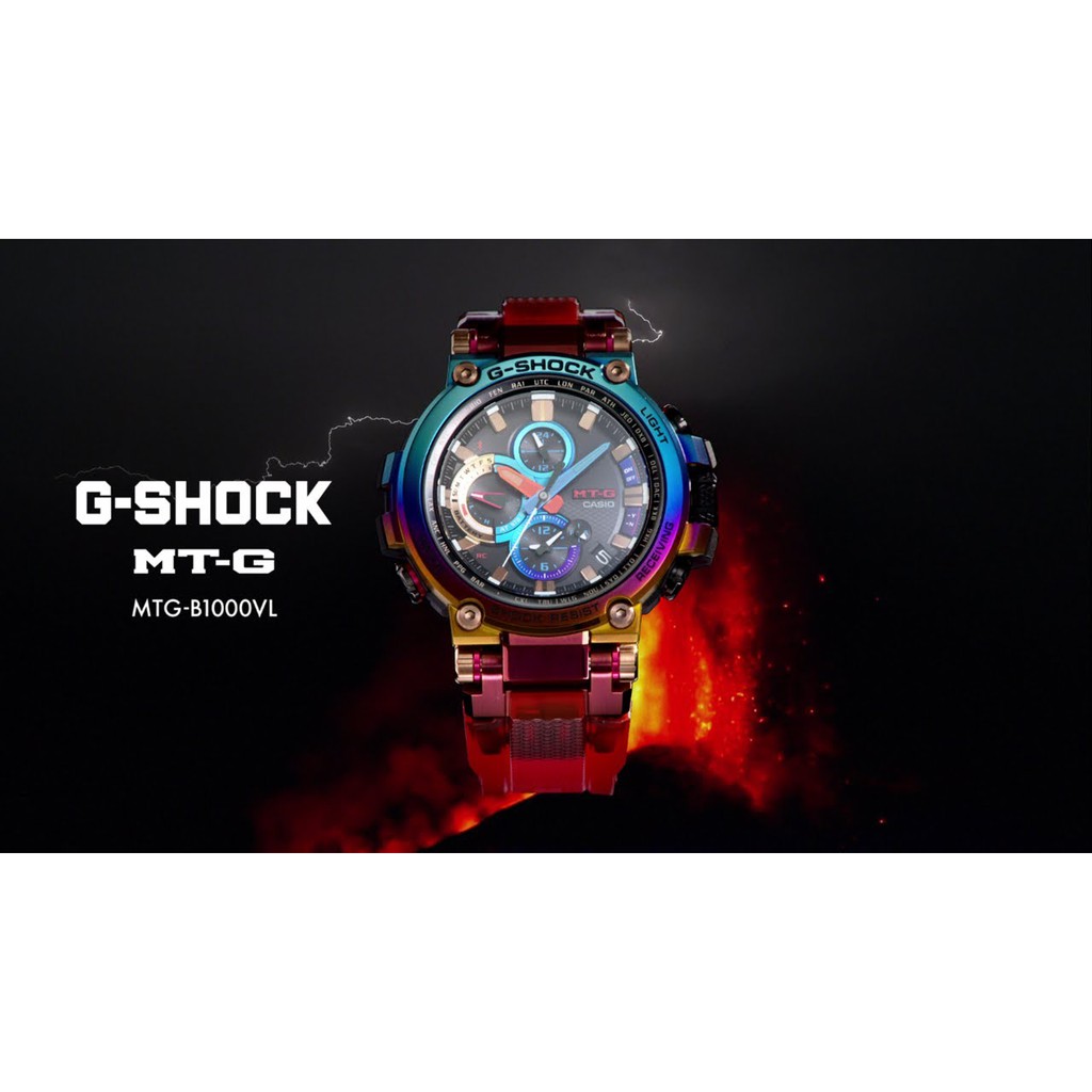 Casio GShock LIMITED EDITION MTG-B1000VL-4AER / MTG VOLCANO (EURO SET ...
