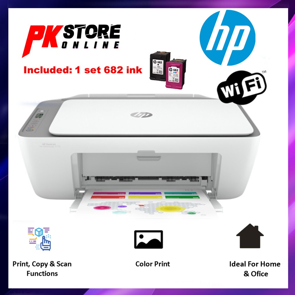 HP DESKJET INK ADVANTAGE 2776 ALL IN ONE PRINTER (PRINT, SCAN, COPY, WIFI) | Shopee Malaysia