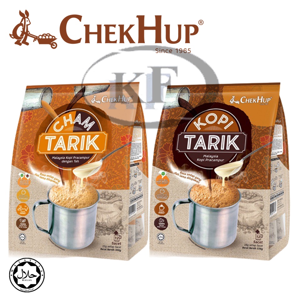 Chek Hup Cham Tarik (25g x 12s) Chek Hup Kopi Tarik (28g x 12s ...