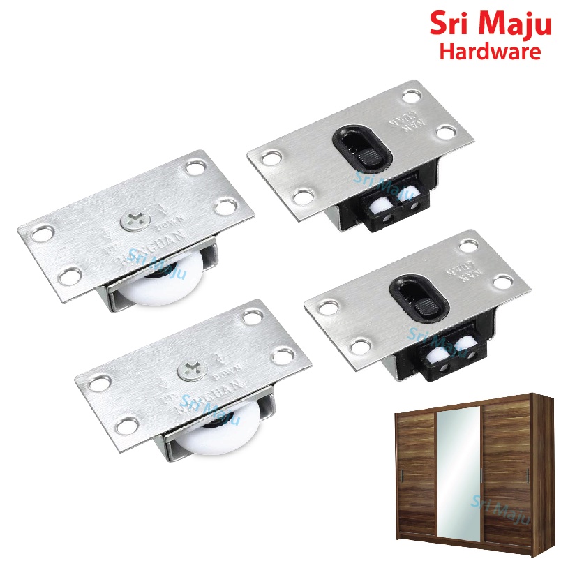 MAJU 388 Furniture Sliding Roller Wheel for Closet Cabinet Closet ...