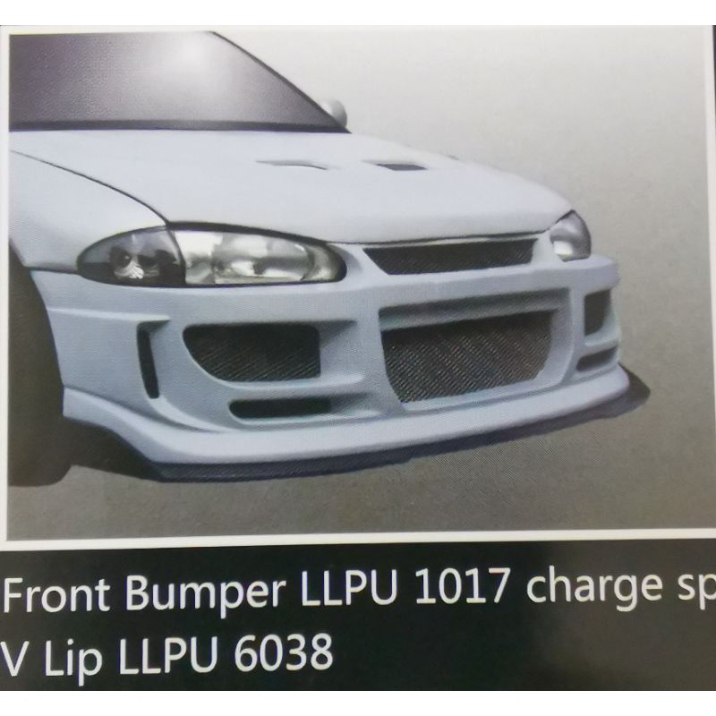Wira Charge Speed PU Front Bumper (PU1017) and PU V-Lip (PU6038 ...
