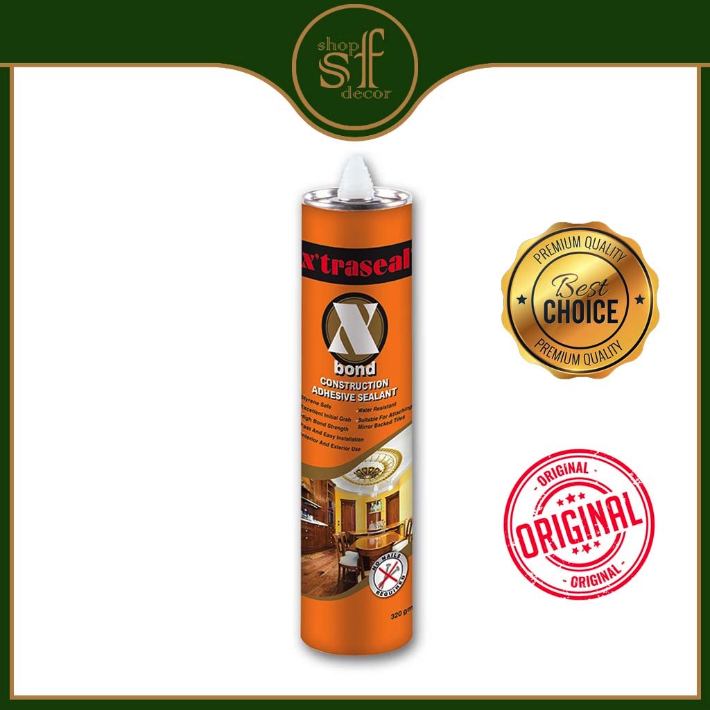 GAM WAINSCOTING XBond Adhesive Sealant 300ml [READY STOCK] | Shopee ...