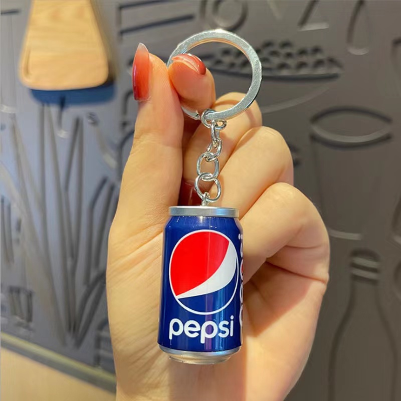 (Ready Stock) Cute Key Chain Fanta Cola Pepsi Sprite Keychain 1 piece ...