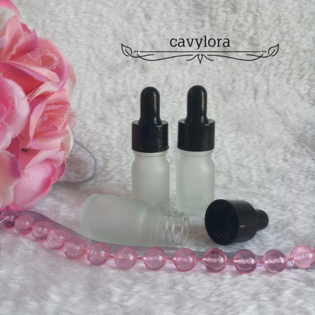 [READY STOK] 5ML Botol Kaca Frosted Clear / Botol Serum / Botol Aroma ...