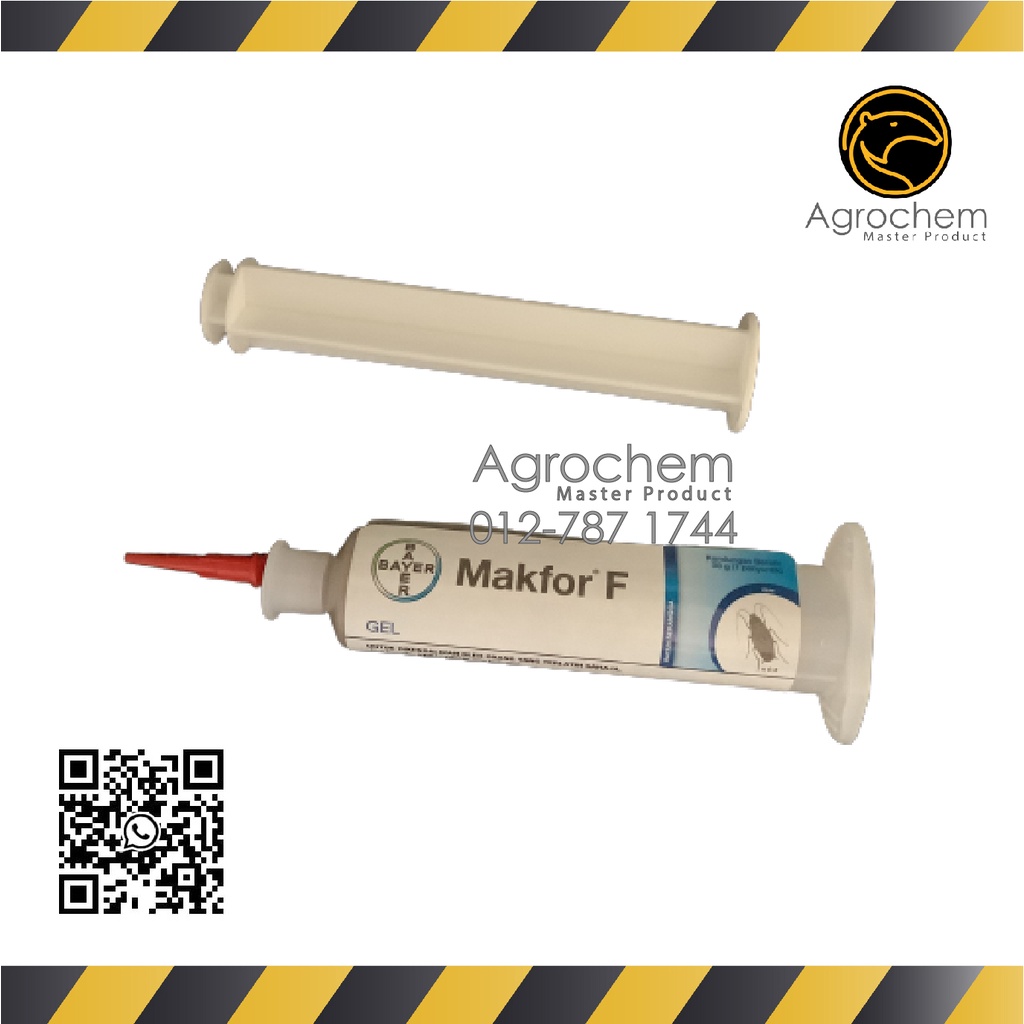 Bayer Chemical Insecticide Makfor F Cockroach Roach Gel Bait (30gm ...