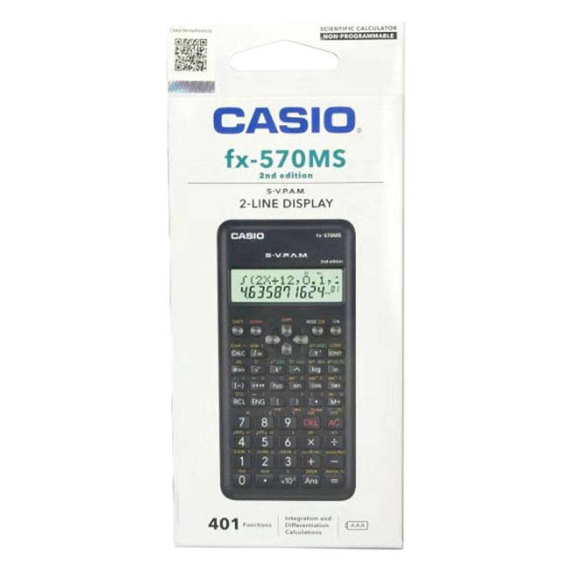 Casio fx 570ms 2nd edition Scientific Calculator 570ms2 570ms II FX ...