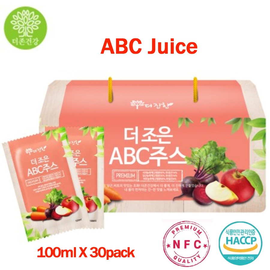 ABC Juice 100%NFC 100ml X 30pack by Better Health Made in Korea | Shopee Malaysia
