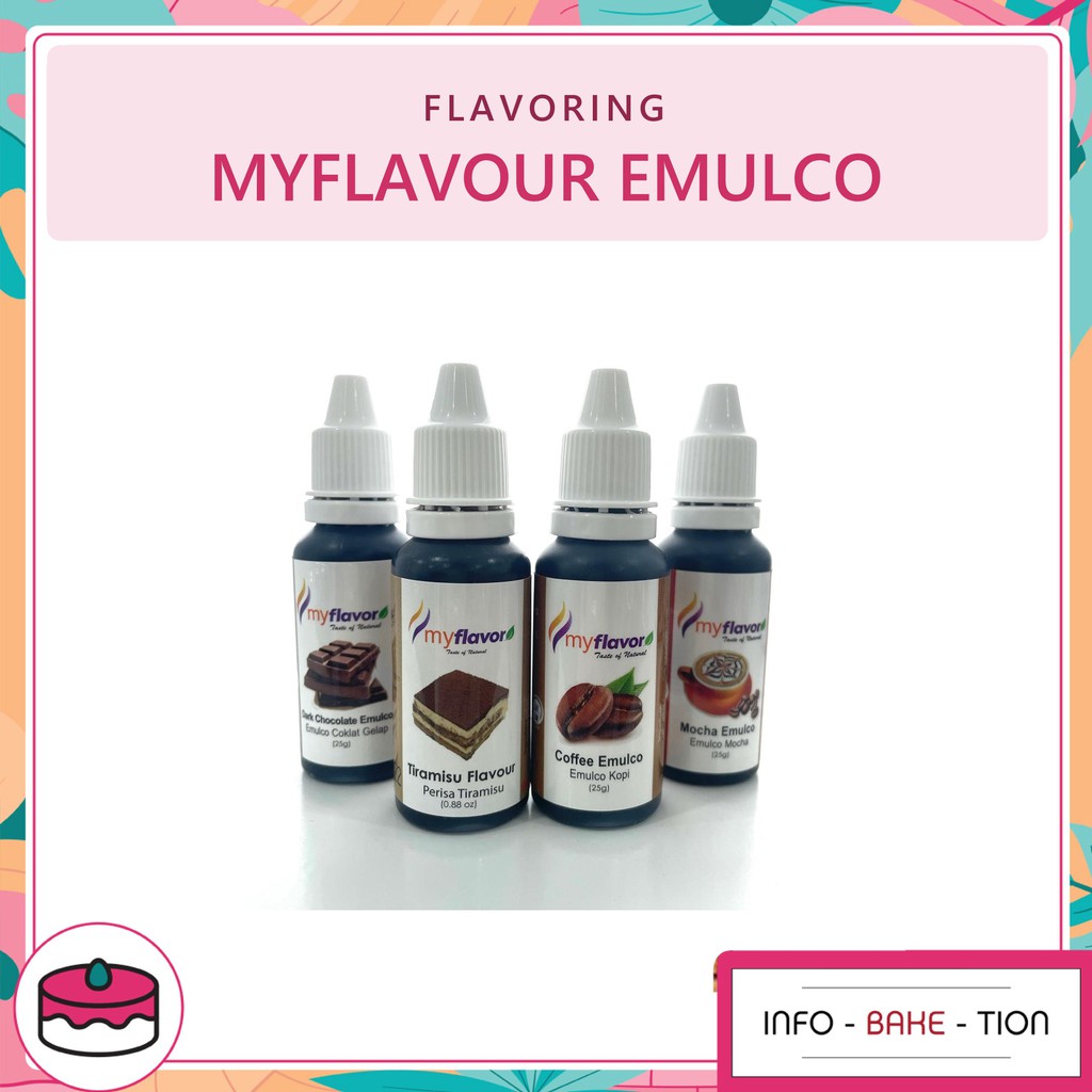 Myflavor Emulco Dark Chocolate/ Tiramisu/ Coffee/ Mocha/ Vanilla ...