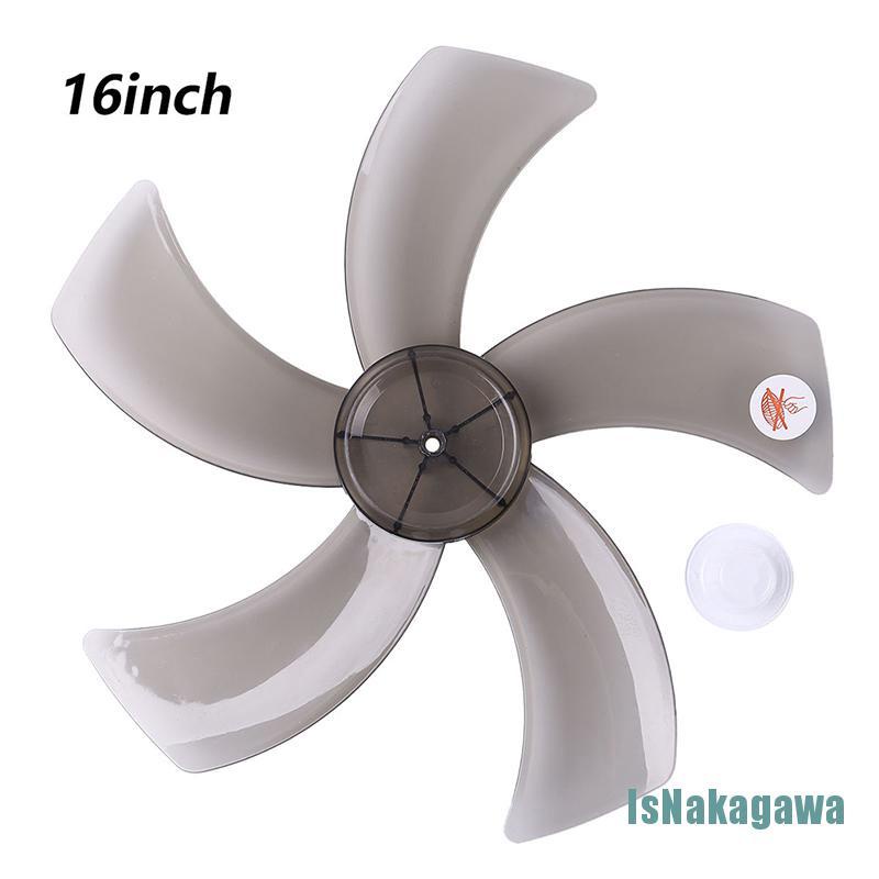 [Isk]12/16 Inch Plastic Fan Blade Five Leaves with Nut Cover for ...