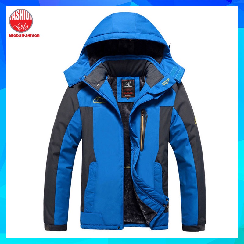 Plus Size Winter Jacket Men Baju Sejuk Jaket Lelaki Tebal Hooded ...