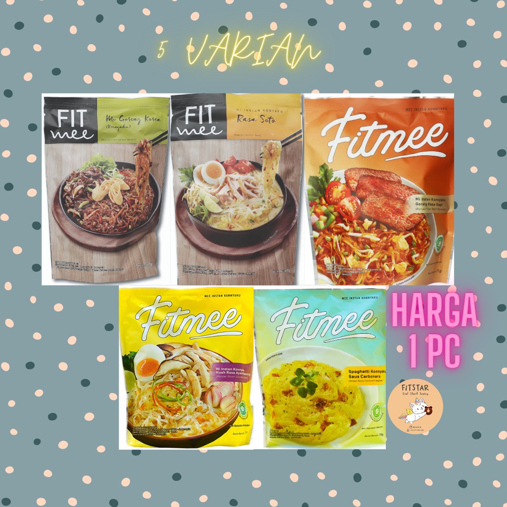 Fitmee (INSTANT MIE KONNYAKU) HALAL MUI | Shopee Malaysia
