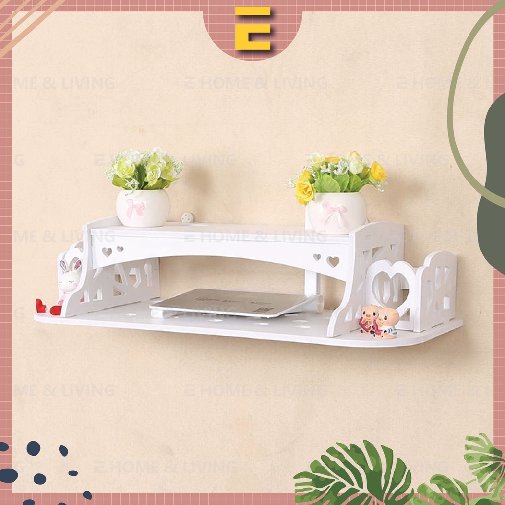 [EC] 2 Tiers TV Box Modem Router Storage Rack Shelf Ledge | Shopee Malaysia