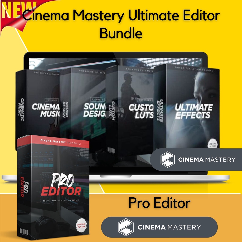 [Video Course] Cinema Mastery Ultimate Editor Bundle 2021 | Shopee Malaysia