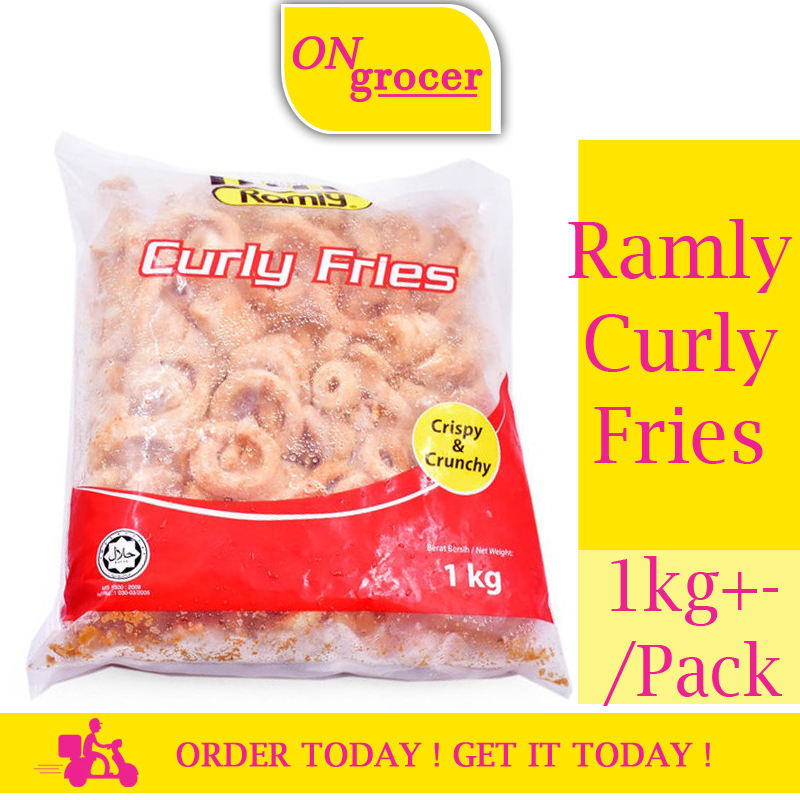 A0952 - Ramly Curly Fries - 1kg+-/Pack | Shopee Malaysia