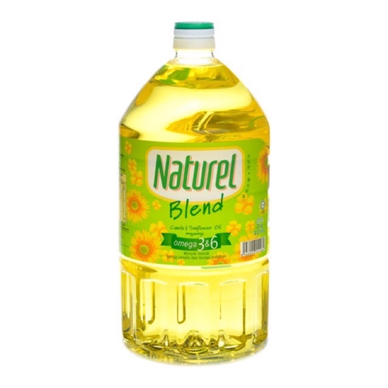 Naturel Blend Conola & Sunflower Cooking Oil Omega 3 2kg (2.2L ...
