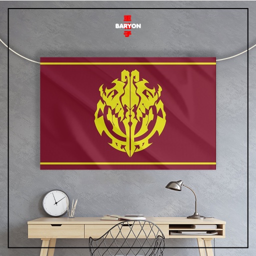 Baryon Anime Flag OVERLORD Kingdom Wall Decor Flag Full Print Banner ...