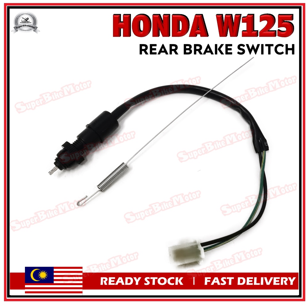 HONDA W125 / WAVE125 - Rear Brake Switch with Spring / Brake Switch ...