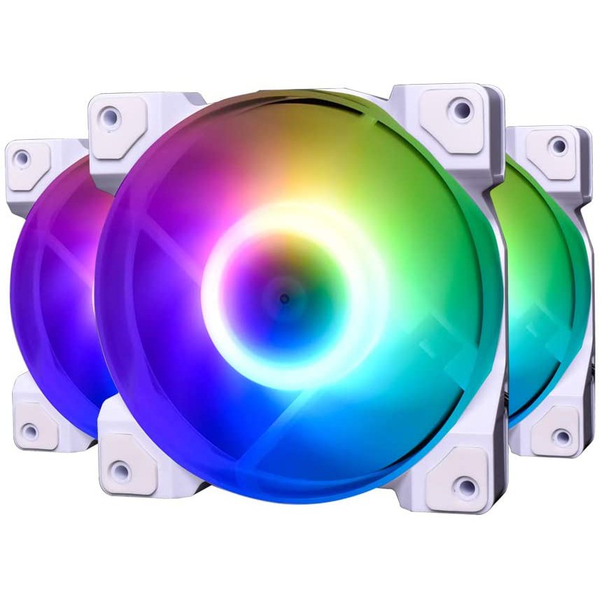 ID-COOLING DF-12025 ARGB SINGLE / TRIO SNOW CHASSIS FAN ( IDC-DF-12025 ...