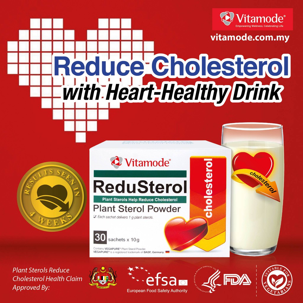 Vitamode Redusterol [Exp : 12/01/27] Plant Sterol Powder ( 30 x 10g ...