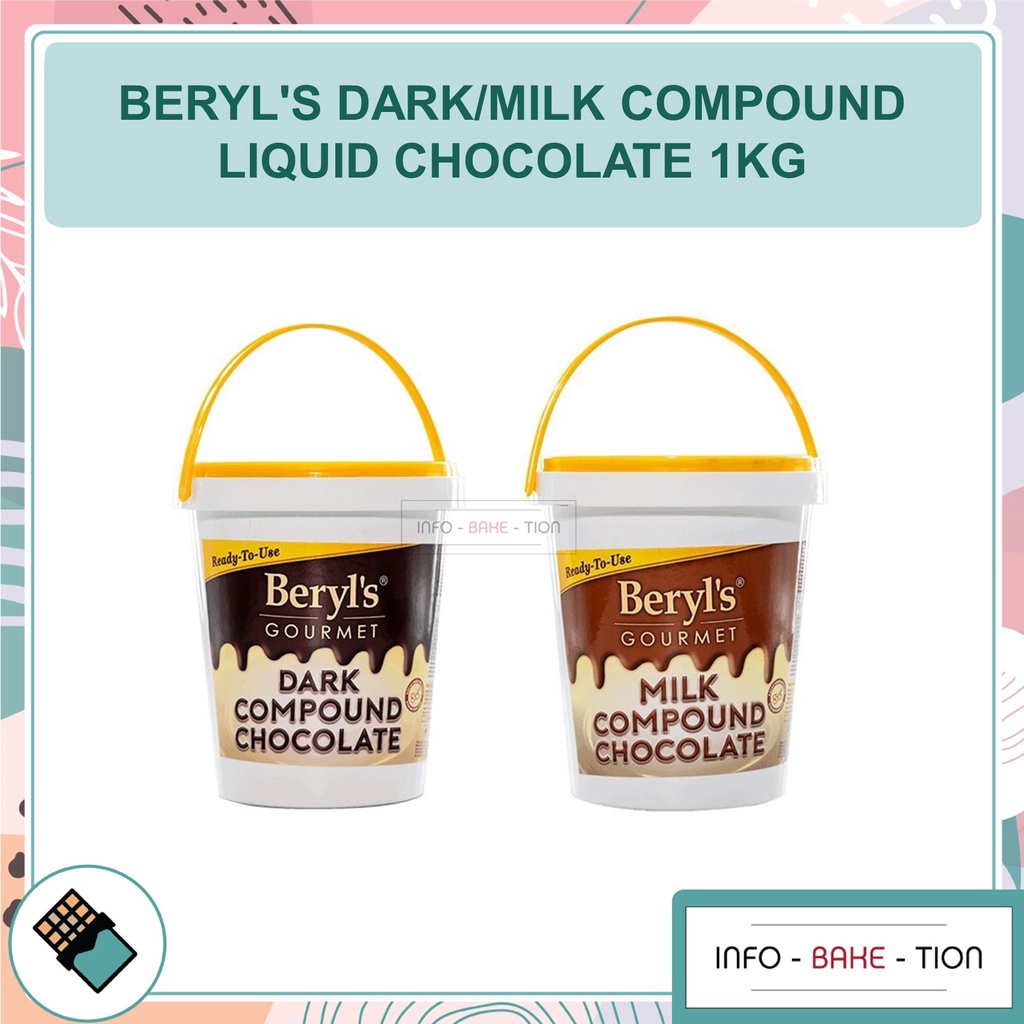 Beryl's Dark/Milk Compound Liquid Chocolate 1Kg | Shopee Malaysia