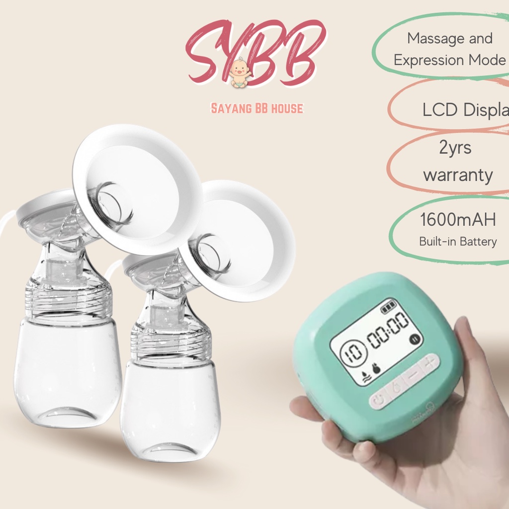 24mm SYBB Z3 Double Rechargeable Breast Pump / Breastfeeding / Pump ...