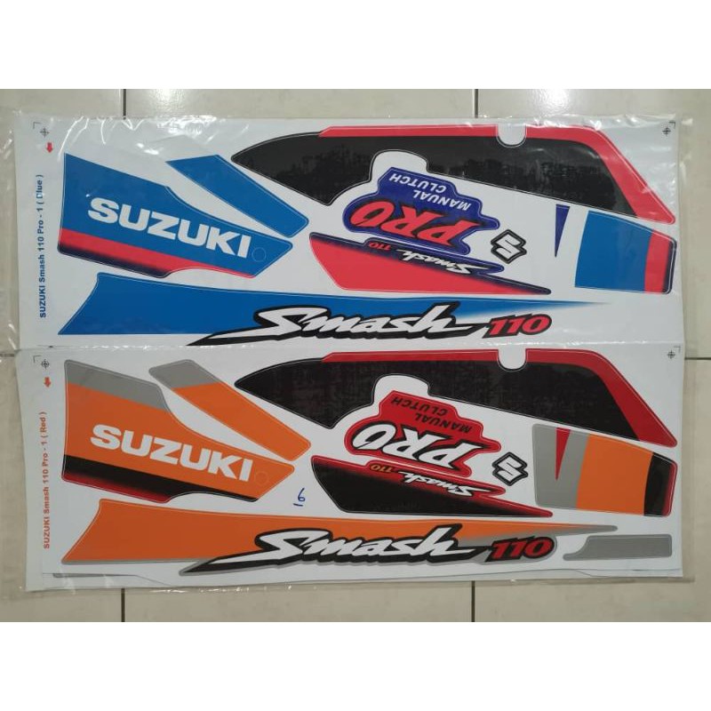 SUZUKI SMASH 110 PRO BODY STICKER | Shopee Malaysia