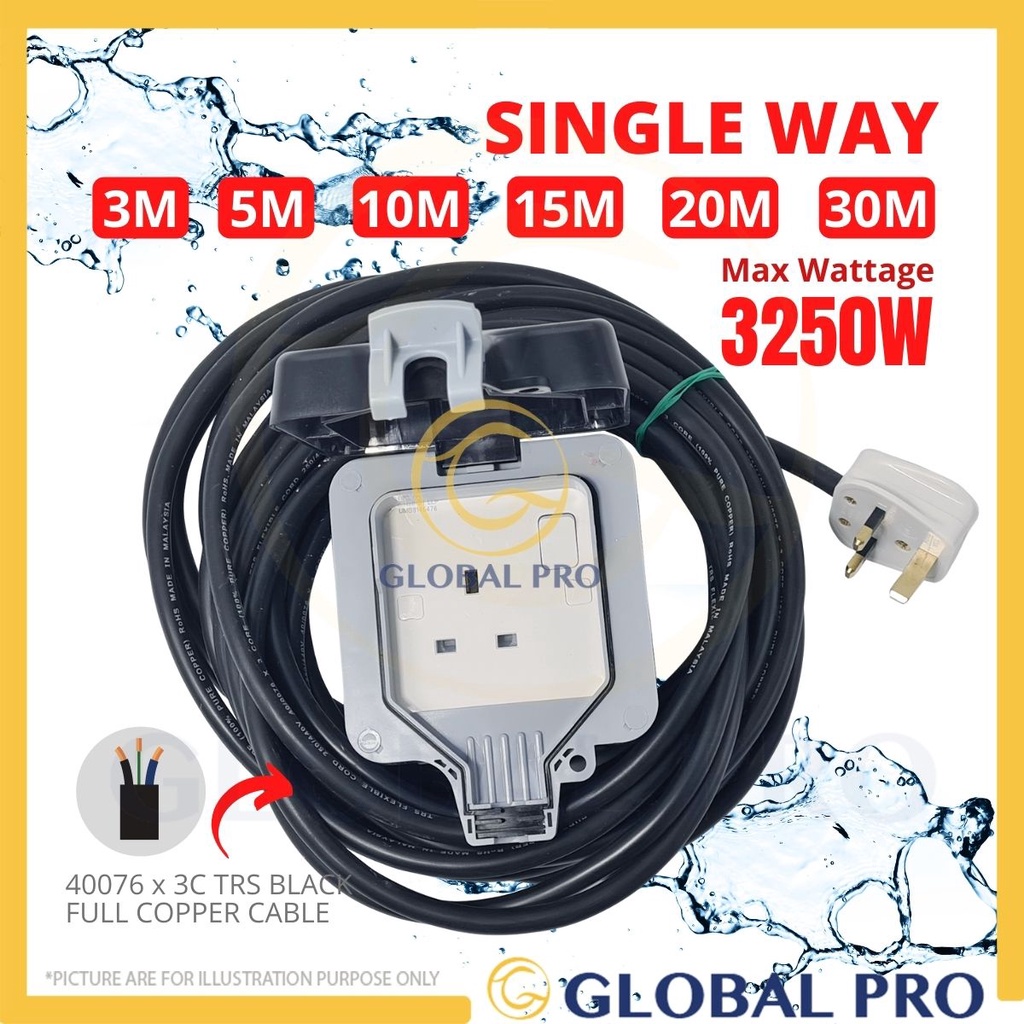 [SIRIM] HEAVY DUTY IP66 40/076 X 3C TRS CABLE Weatherproof Outdoor ...